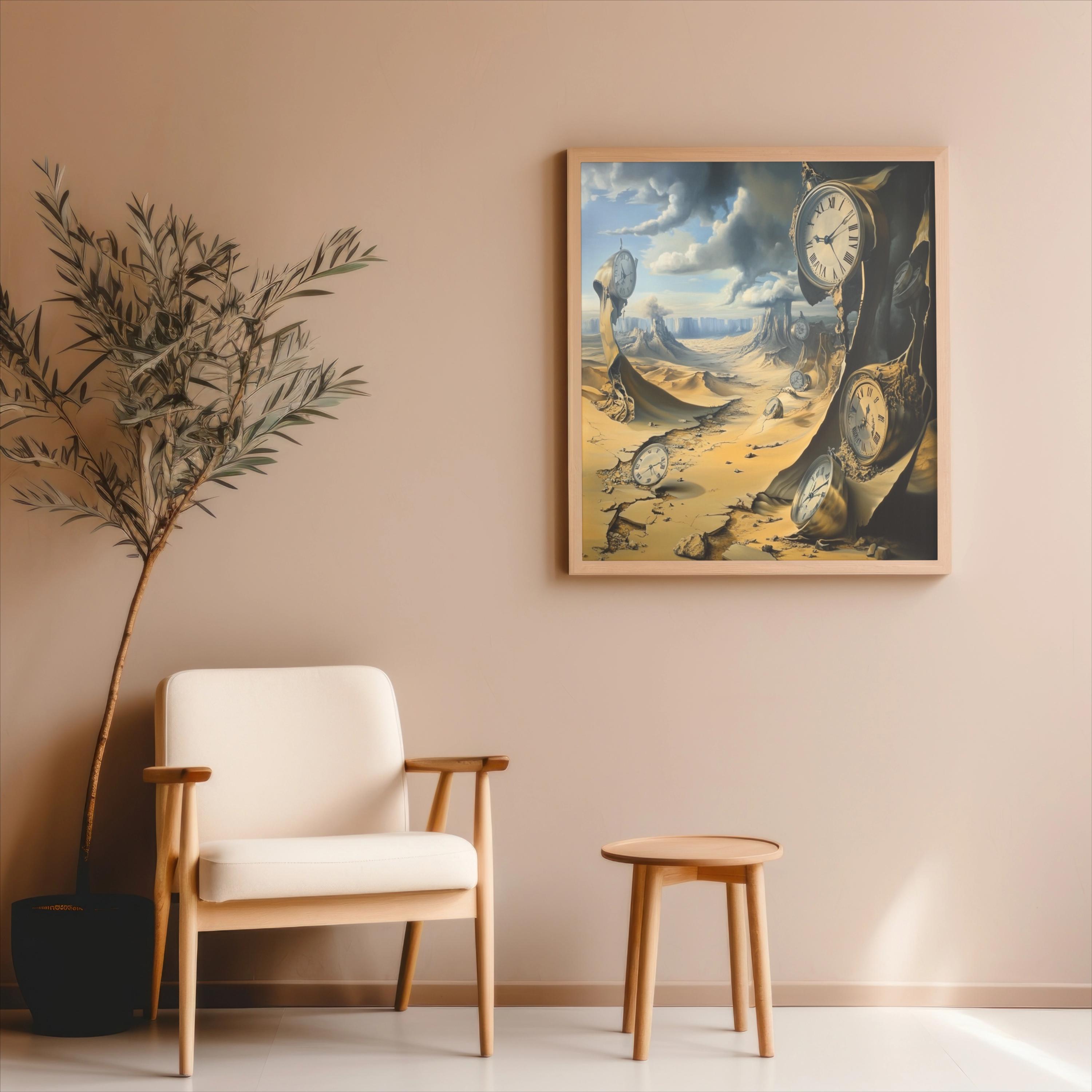 Surrealist Art Print - Salvador Dalí-inspired Melting Clocks - Timeless ...