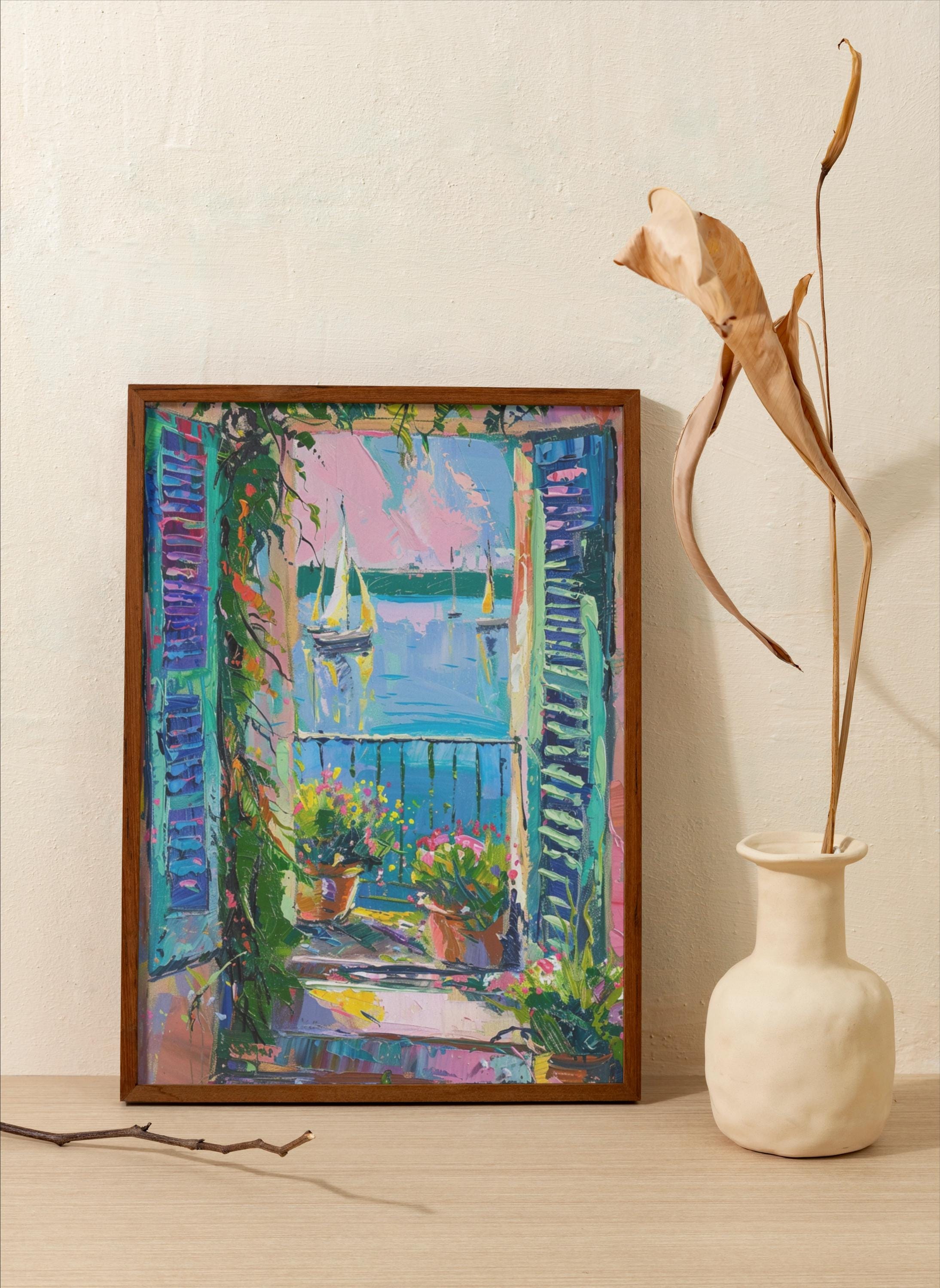 Henri Matisse Window Poster, Open Shutters Sea View Art Print ...
