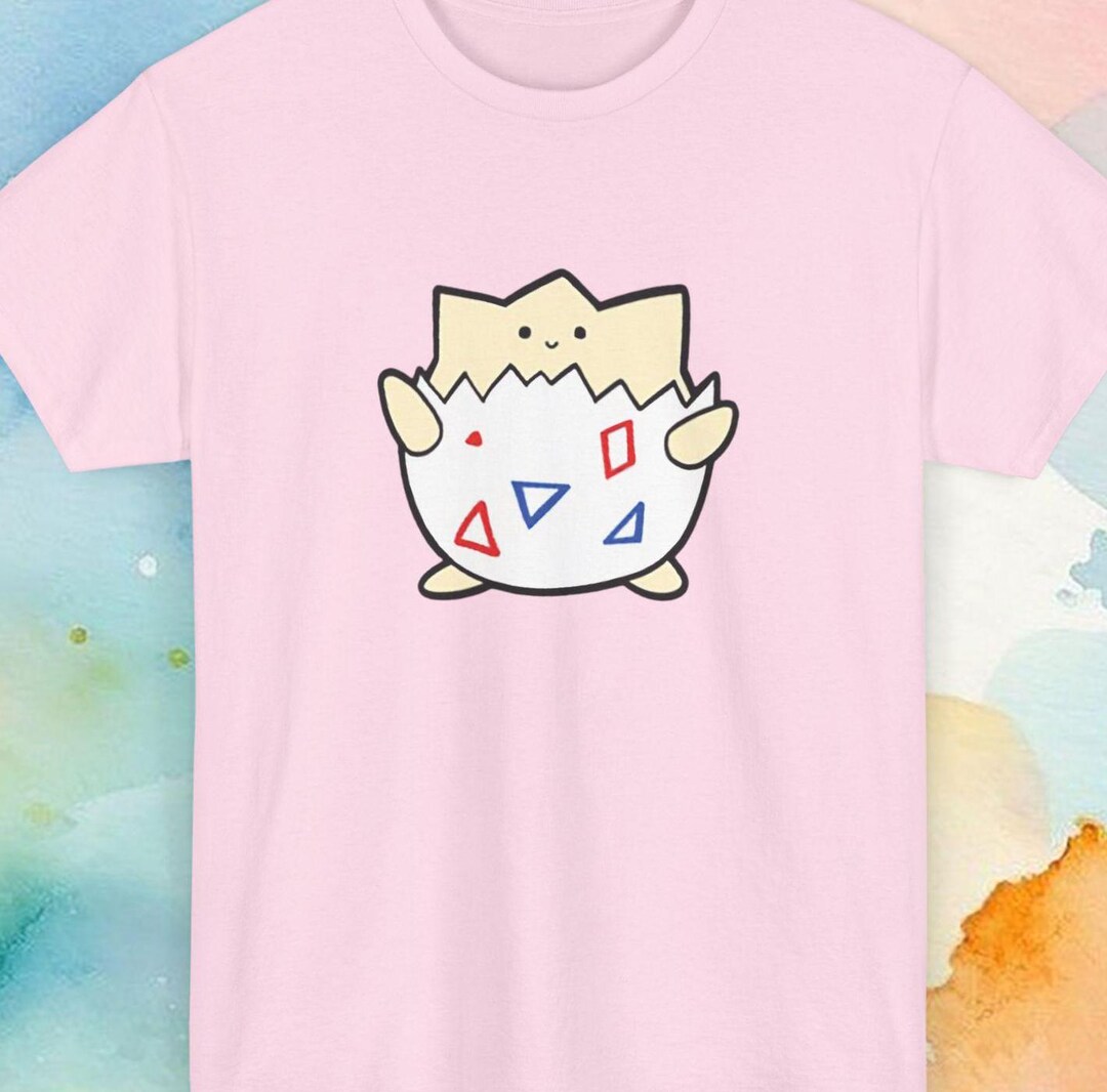 Togepi Chibi Shirt/ Pocket Chibi Collection/ Pokemon Merch/ Togepi Cute ...