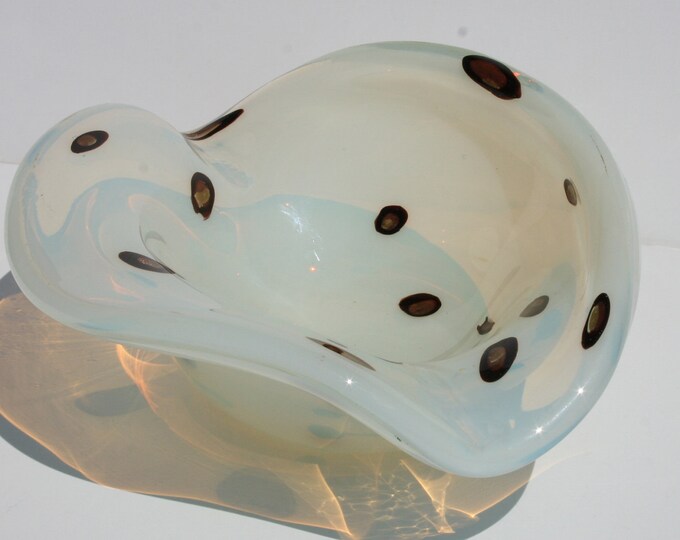 Vintage Mid Century Modern Italian Art Glass Murano Fratelli - Etsy