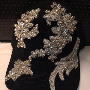 Velvet Blinged Trucker Hat - Etsy