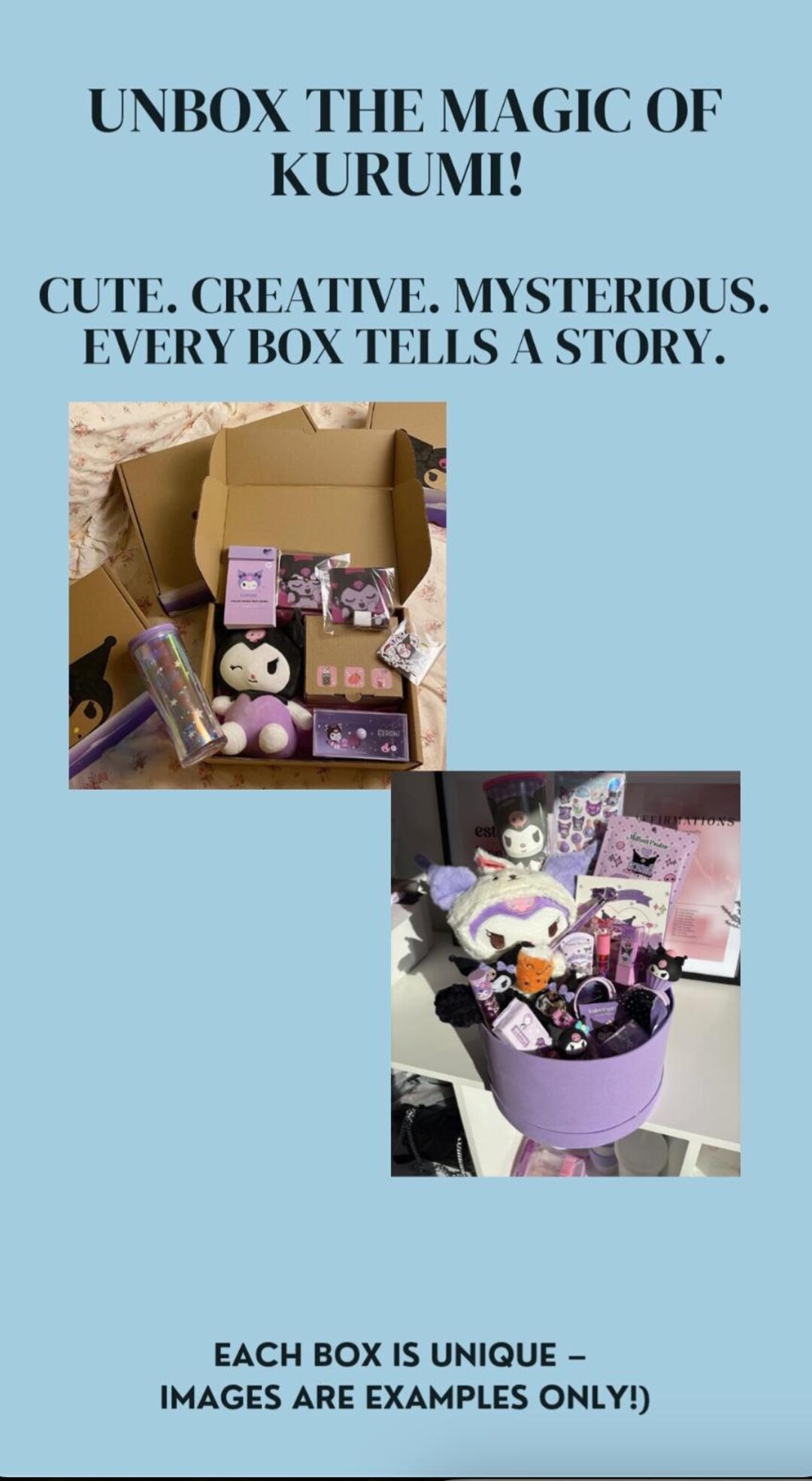 Mystery Kurumi Box | Gift Set for Women | Surprise Box With Kurumi ...