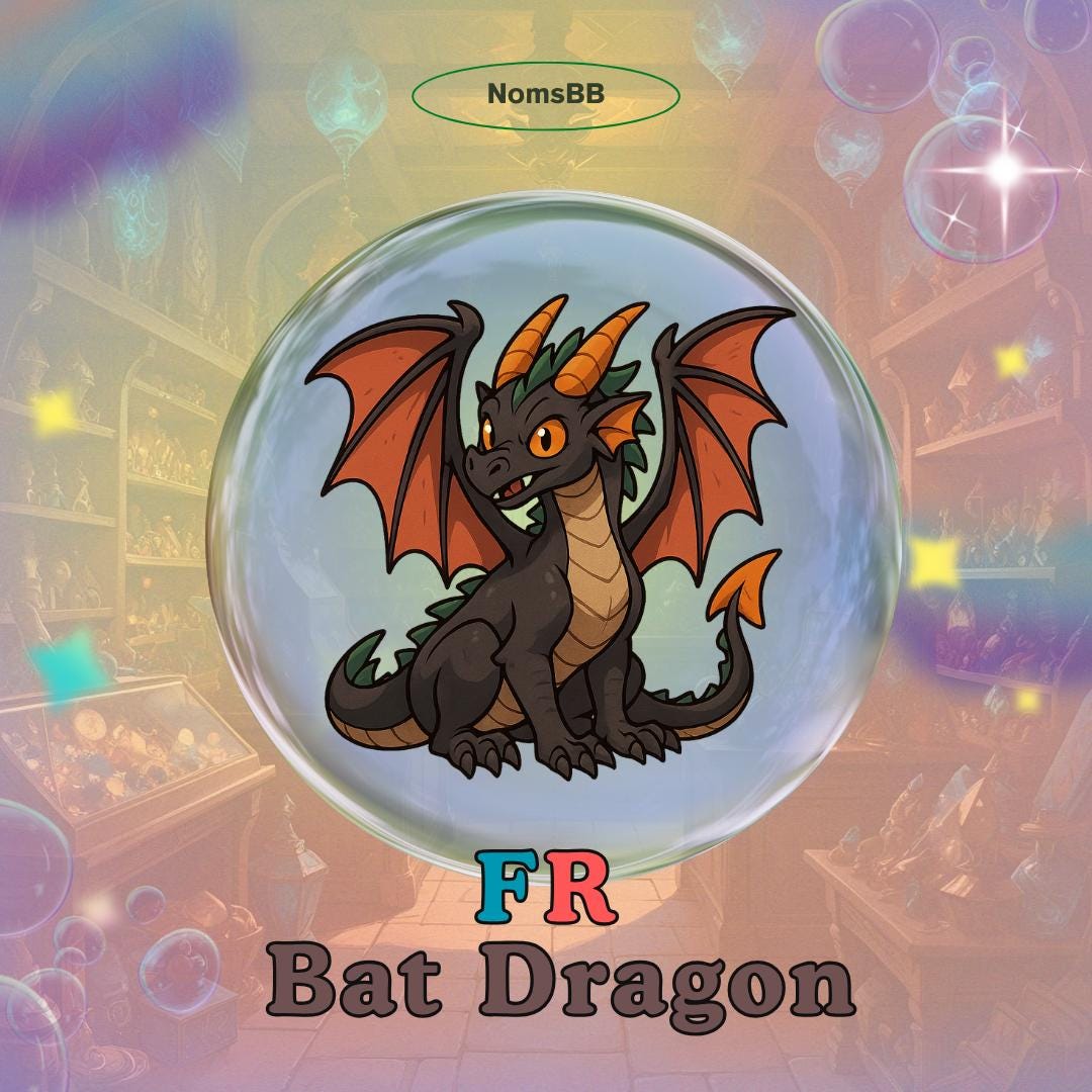 Adopt From Me Pets FR Bat Dragon - Etsy