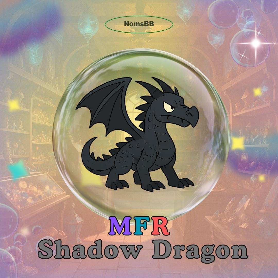 Adopt From Me Pets MFR Shadow Dragon - Etsy