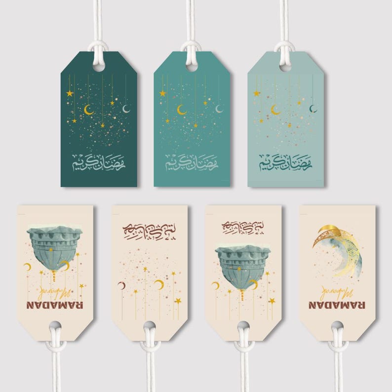 13 Gift Tag Designs for Ramadan Presents | Geschenkanhänger Ramadan ...