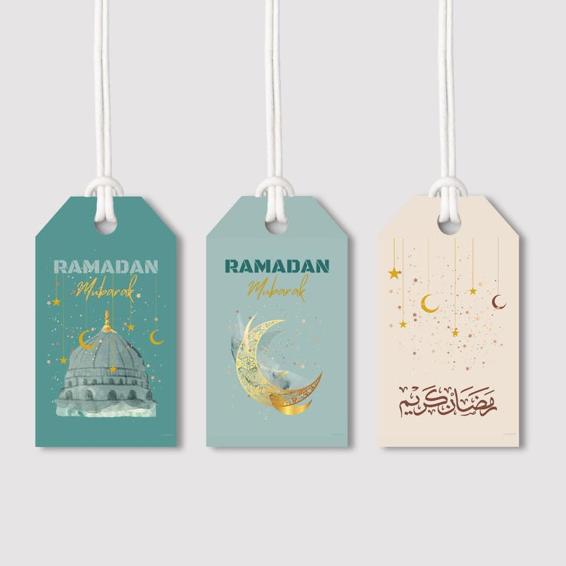 13 Gift Tag Designs for Ramadan Presents | Geschenkanhänger Ramadan ...