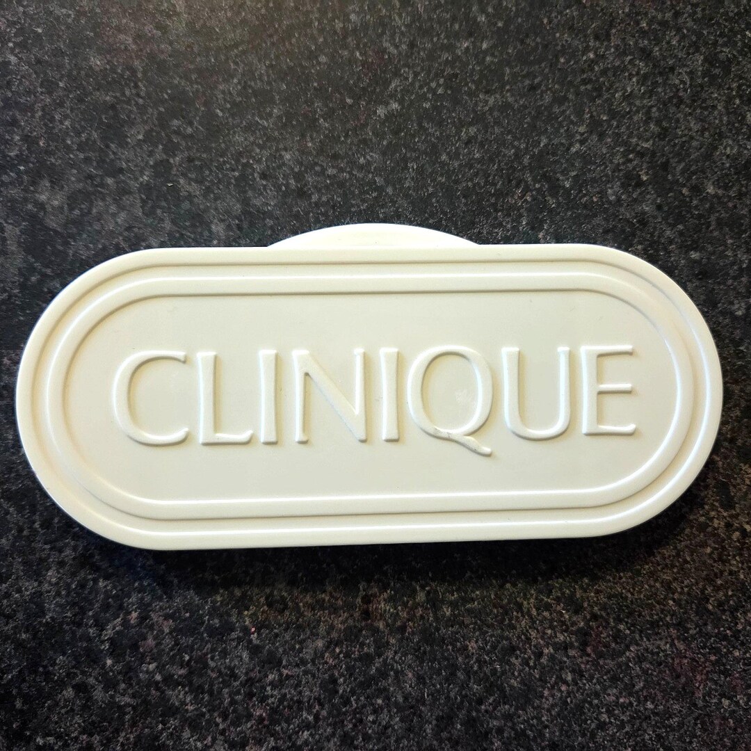 Vintage Clinique Comb & Mirror Set Snap Together White 1980s Travel ...