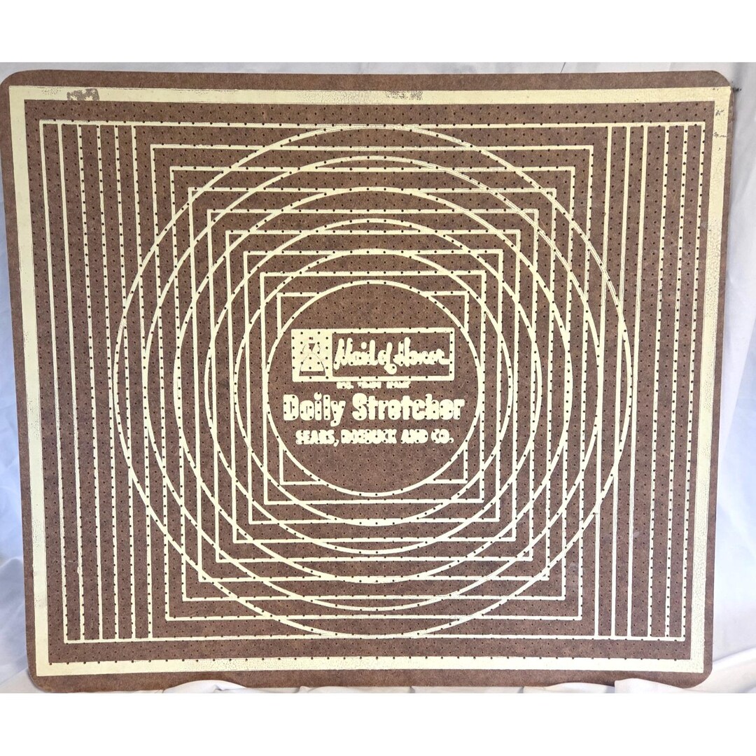 VTG - Maid of Honor Doily Stretcher 21" X 24" Sears Roebuck & Co. - Etsy