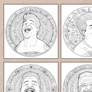 Mandalas of Joy: Smiling Faces Coloring Book for Adults - Celebrate ...