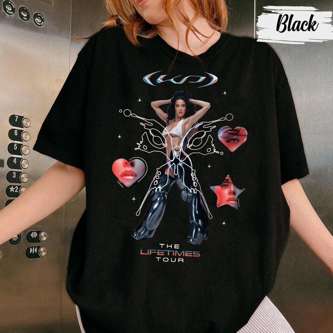 Katy Perry Concert Shirt, Retro 90s Style Fan Merch Shirt, the Lifetime ...