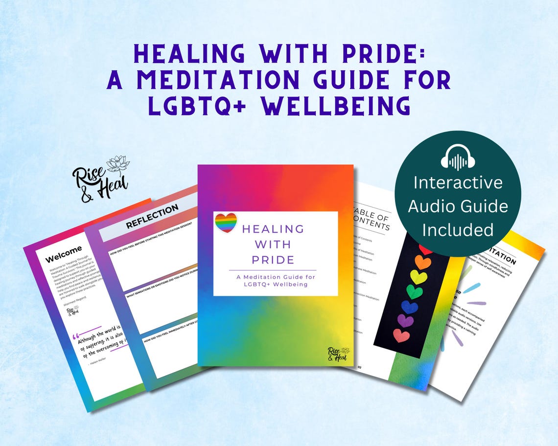 Meditation Guide for LGBTQ - Printable Scripts With Audio for ...