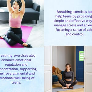 Breathing Exercises for Teens - Printable Worksheets With Audio for ...