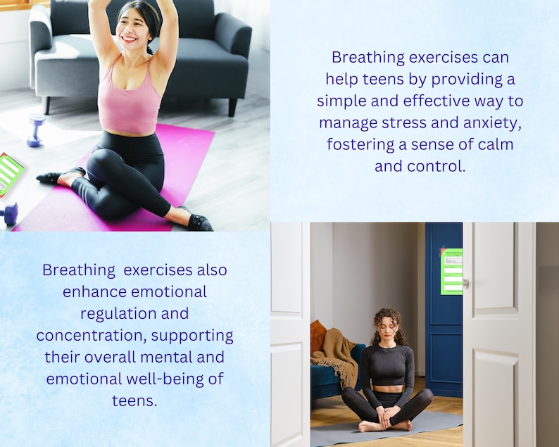 Breathing Exercises for Teens - Printable Worksheets With Audio for ...