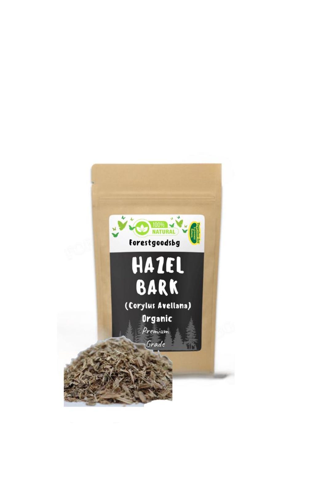 Organic Hazel Bark | Corylus Avellana | Wildcrafted Herbal Craft Bark ...