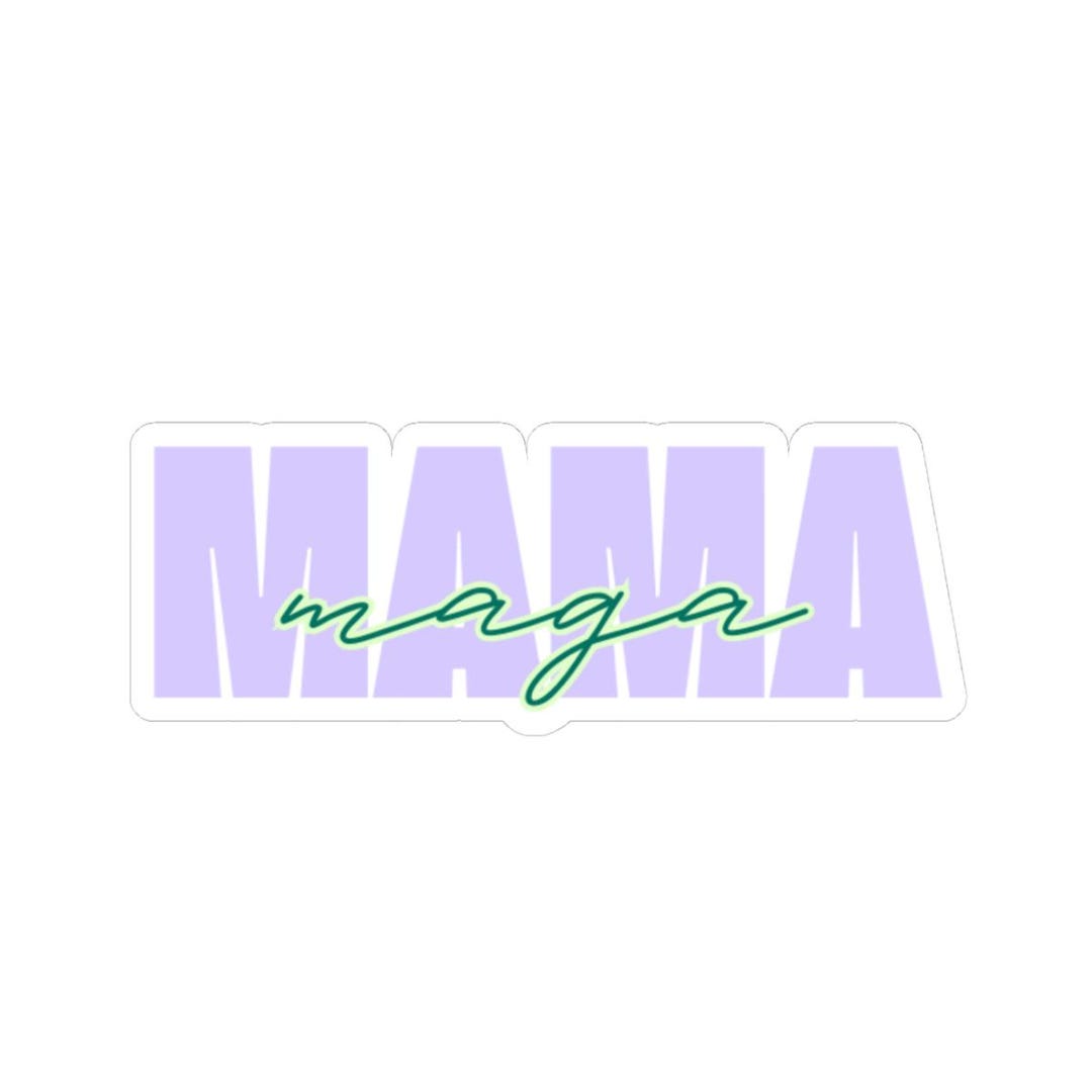 MAGA Mama Vinyl Sticker - Conservative Pride Decal - Etsy