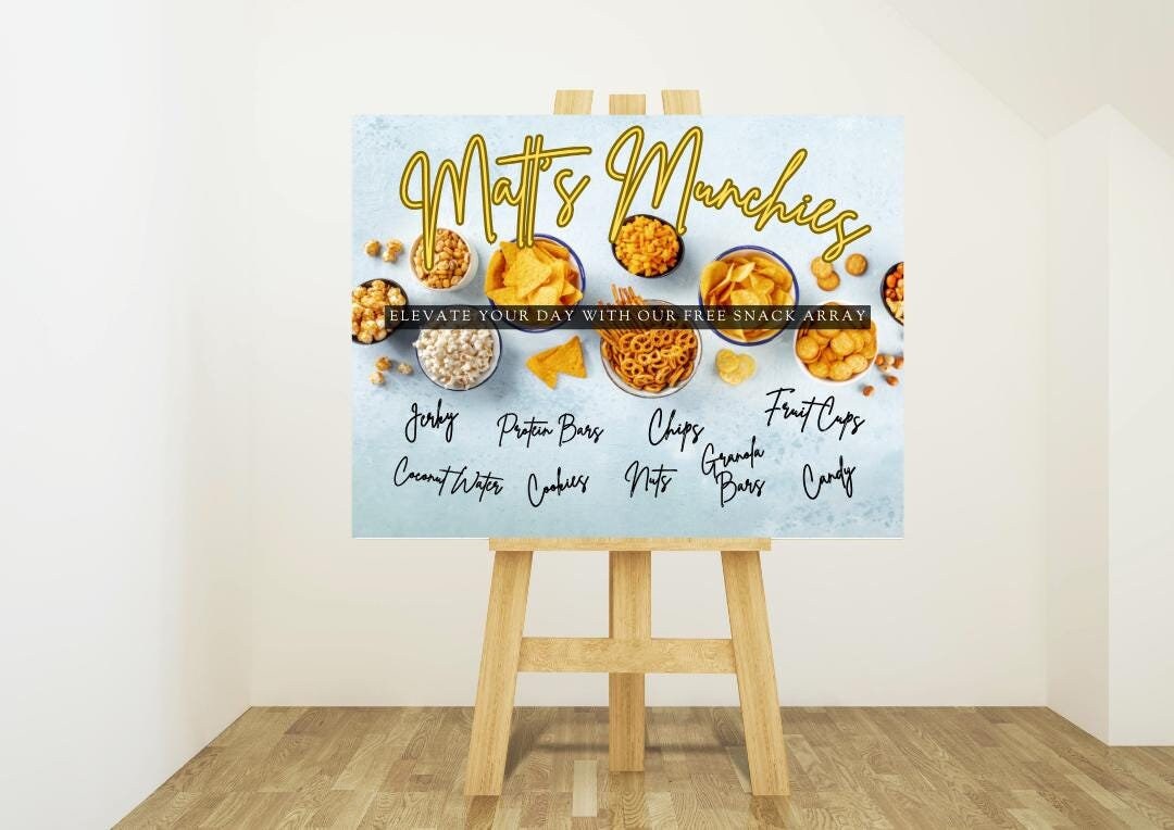 Editable Food Vendor Sign - Fun and Festive Template - Etsy