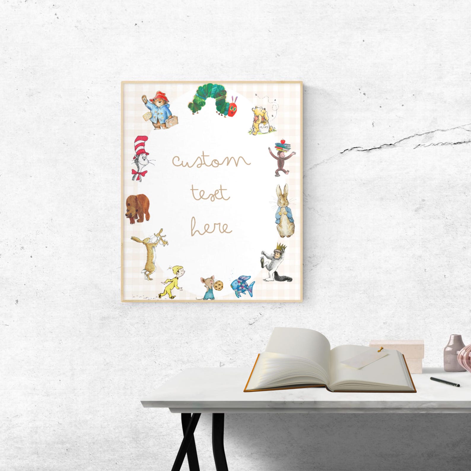 First Birthday Table Signs | One for the Books | Storybook Birthday ...