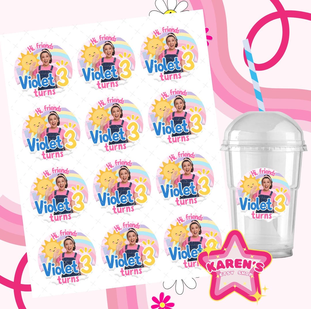 Ms. Rachel Stickers / Ms. Rachel Party Favors / Ms. Rachel Birthday ...