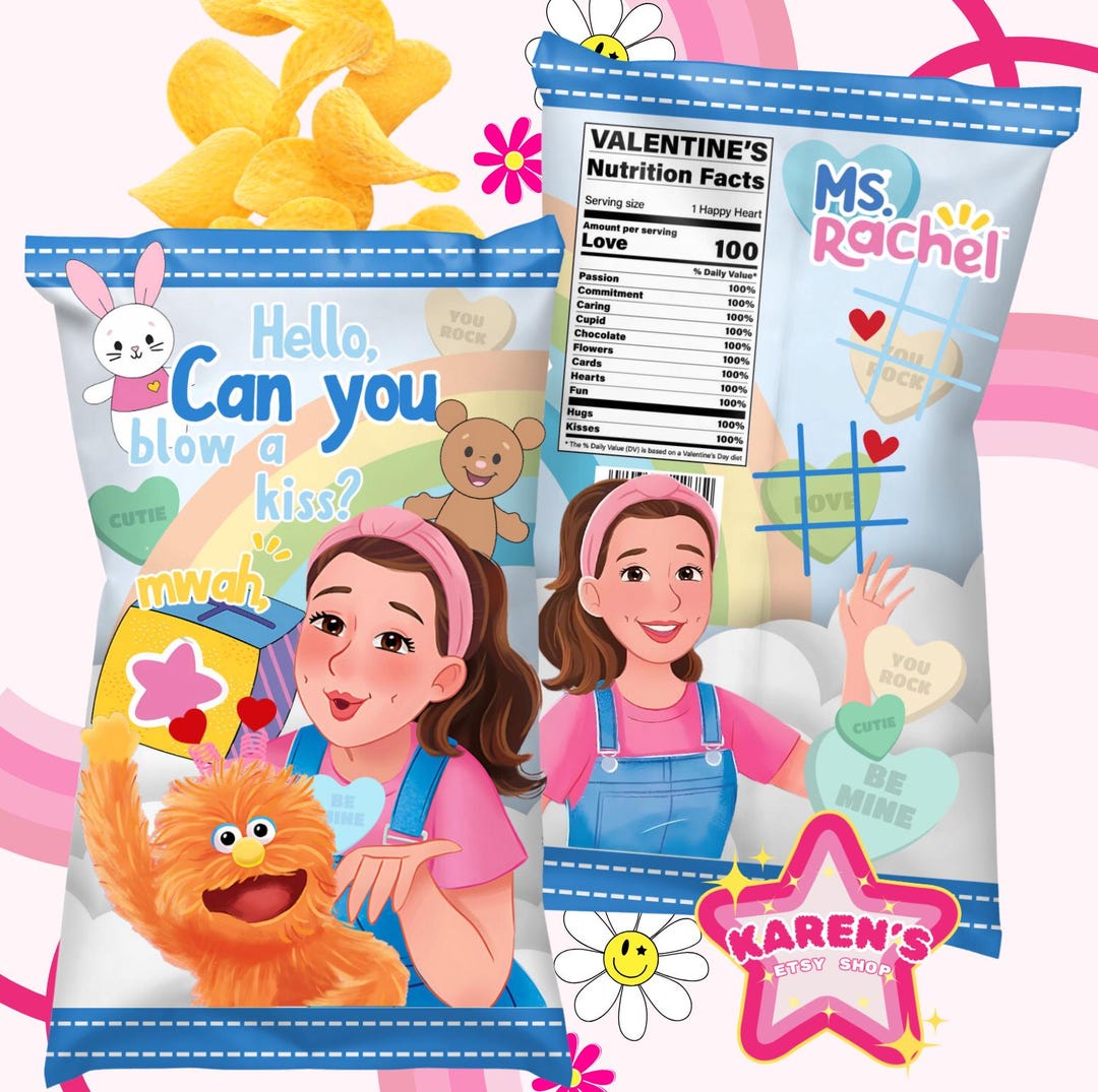 Ms Rachel Valentines / Ms Rache Valentine Digital / Ms Rachel Chip Bags ...