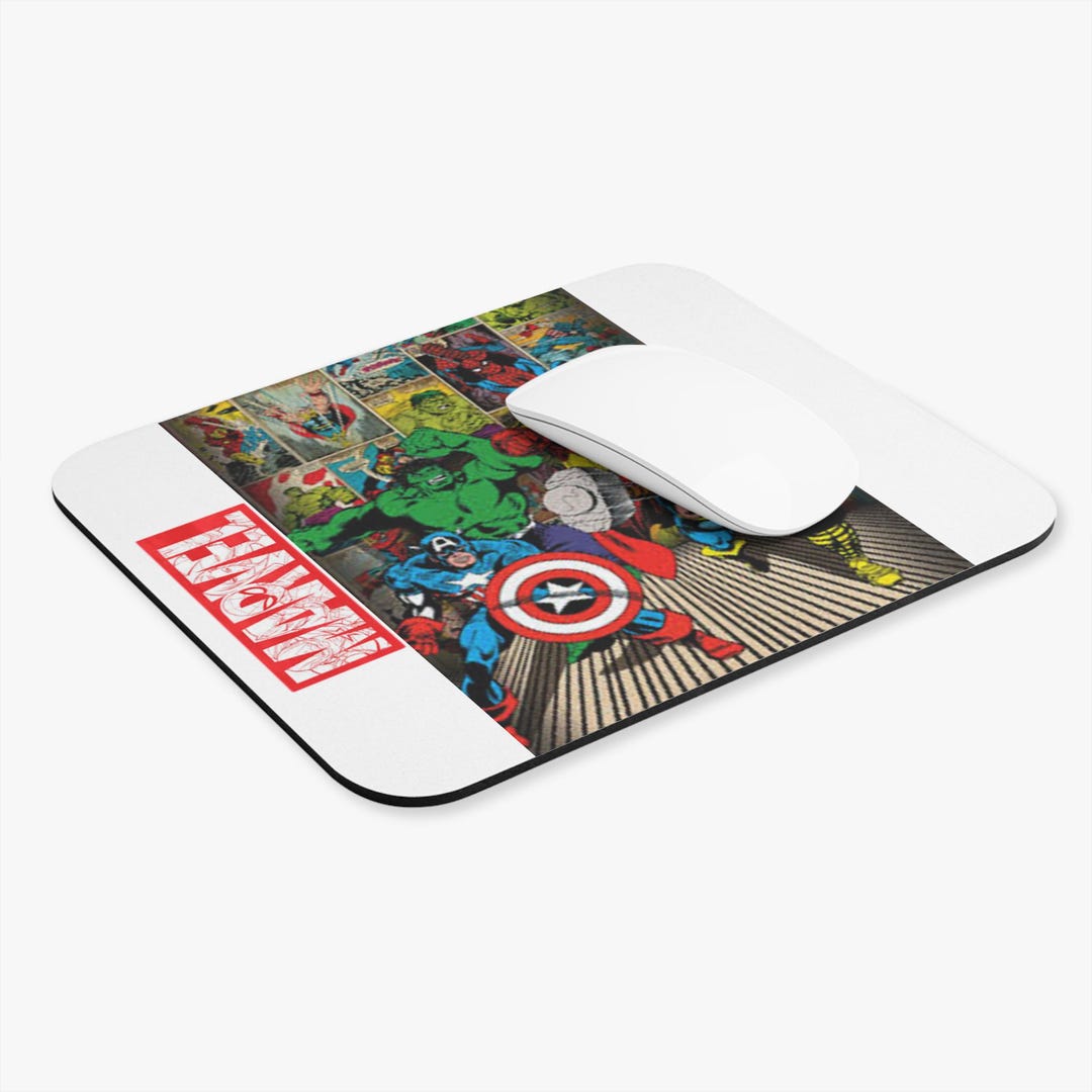 Rectangle Mouse Pad - Marvel Superhero Mousepad, Gaming Desk Mat ...