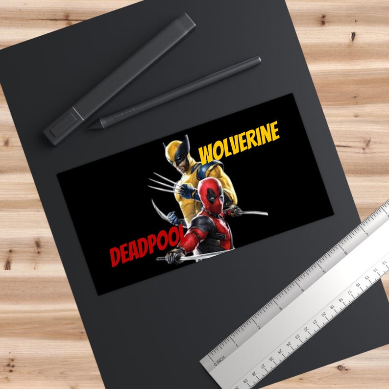 Marvel Bumper Stickers, Superhero Car Decal, Comic Book Fans Gift ...