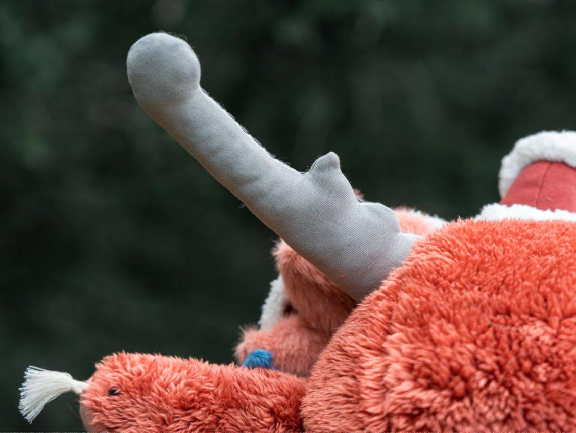 Red Dragon Hat With Scarf - Etsy