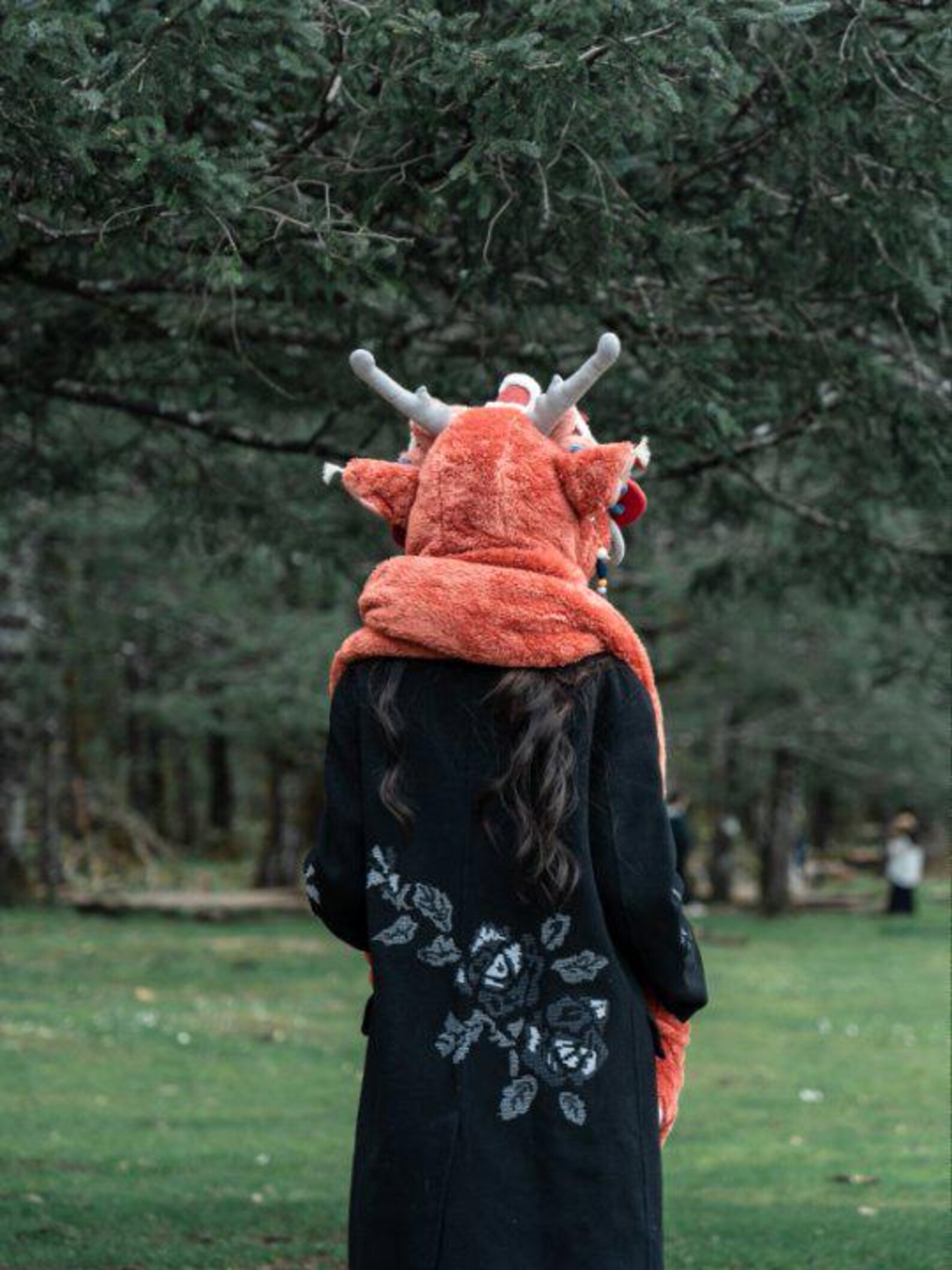 Red Dragon Hat With Scarf - Etsy