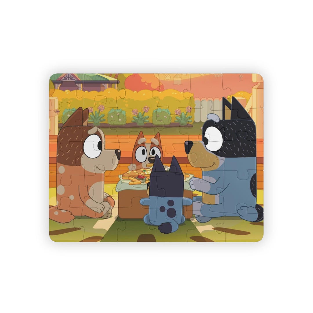 Kids' Puzzle, 30-piece Bluey Jigsaw Puzzle - Fun Learning Activity for ...