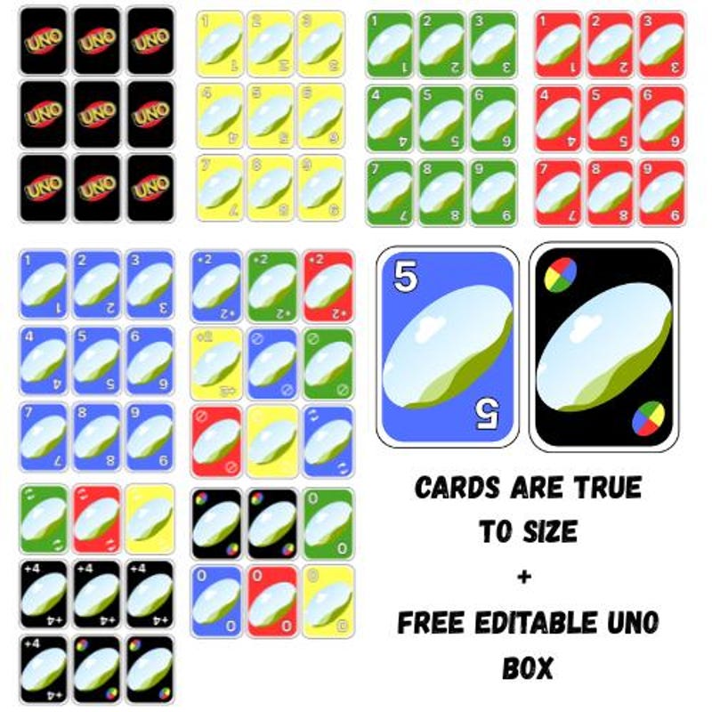 Custom Uno Cards - Etsy