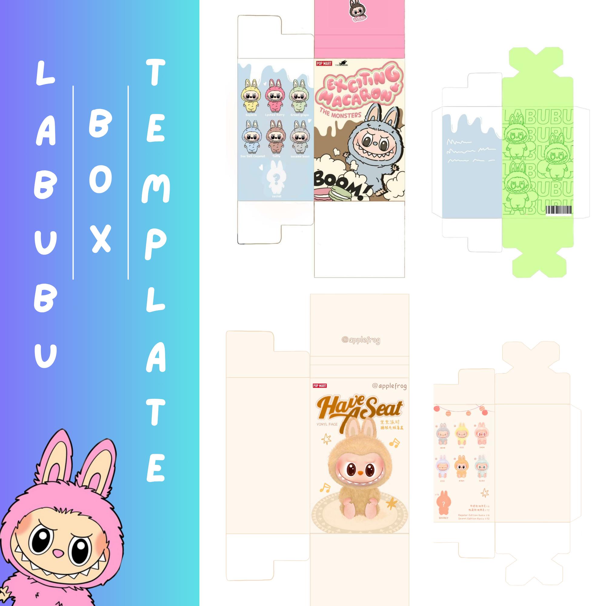Labubu Box Template, Printable Labubu Box Template - Etsy