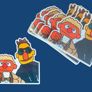 Ineffable Bert & Ernie Stickers - Etsy