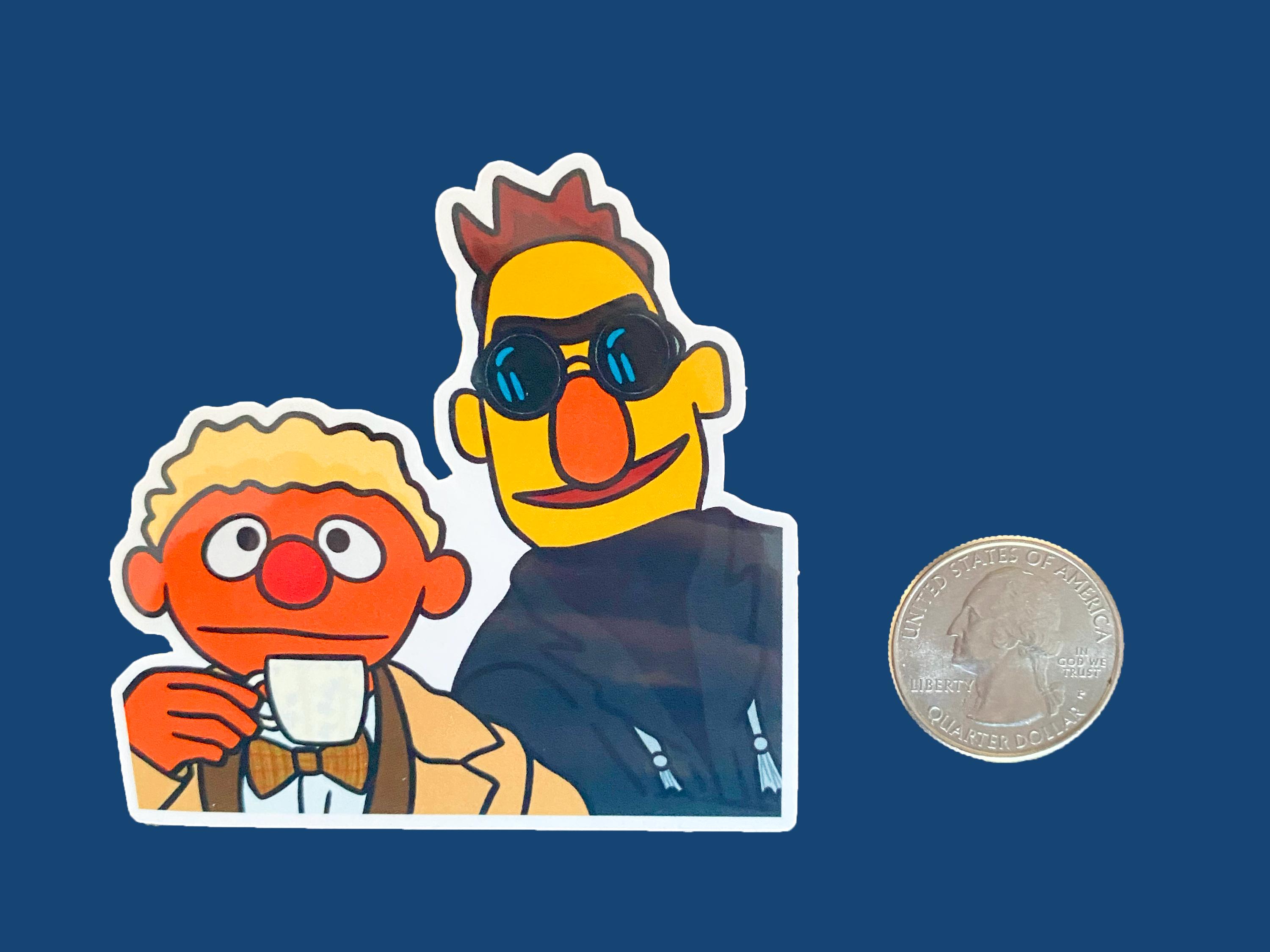Ineffable Bert & Ernie Stickers - Etsy
