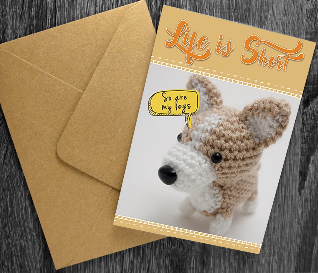 Life is Short Greeting Card, Friendship Card, BFF Card, Motivational ...