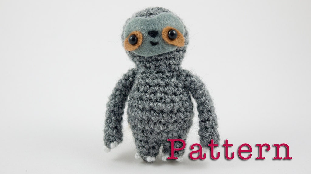 Crochet PATTERN for Sloth | Etsy