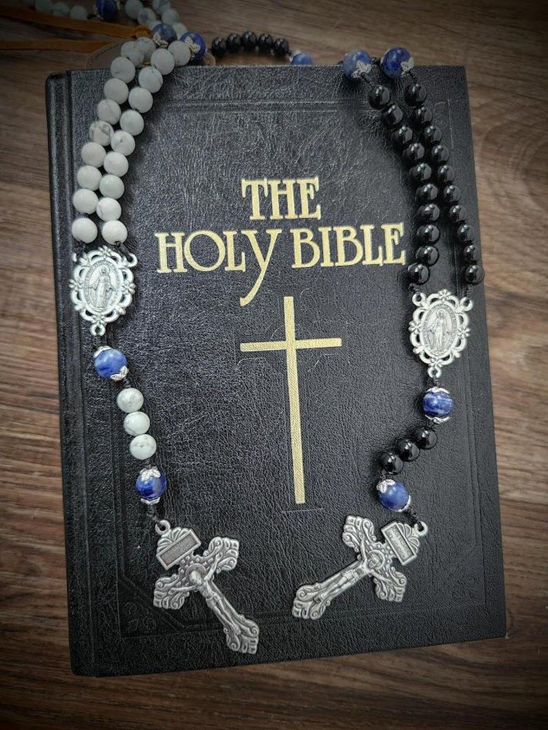 Custom Couples Rosary Set - Etsy