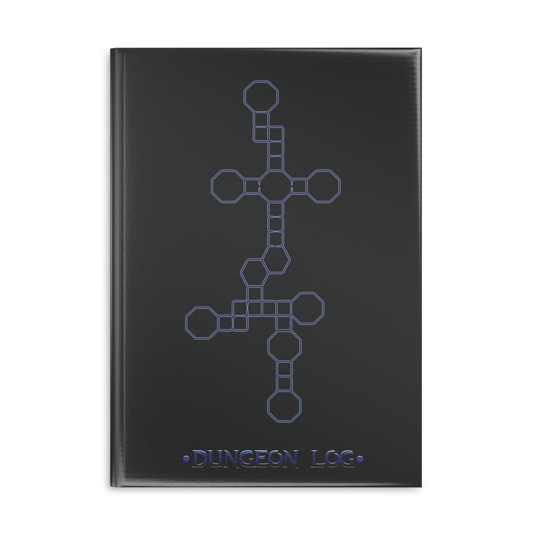 Dungeon Log RPG Journal for Dms and Adventurers Blank Dotted, Ruled ...