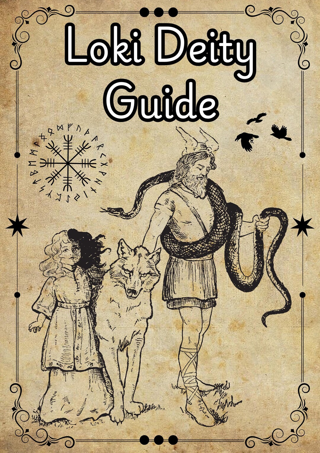 Loki Deity Guide, Deity Grimoires, Norse Mythology, Witchcraft, Deity ...