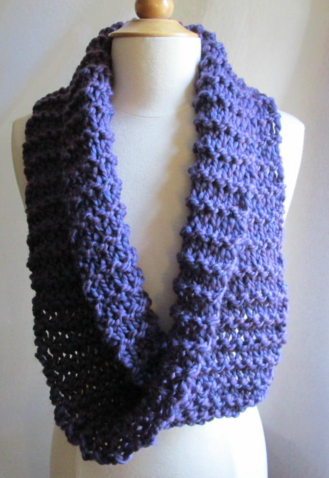 Cozy and Plush Grape Purple Cowl Scarf Neck Warmer - Etsy