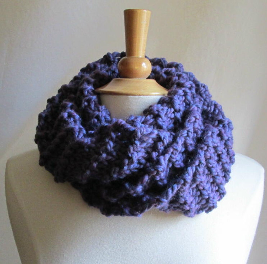 Cozy and Plush Grape Purple Cowl Scarf Neck Warmer - Etsy