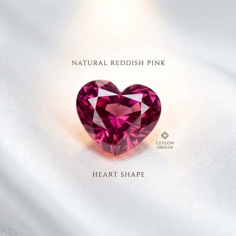 Unheated Heart Garnet - Etsy