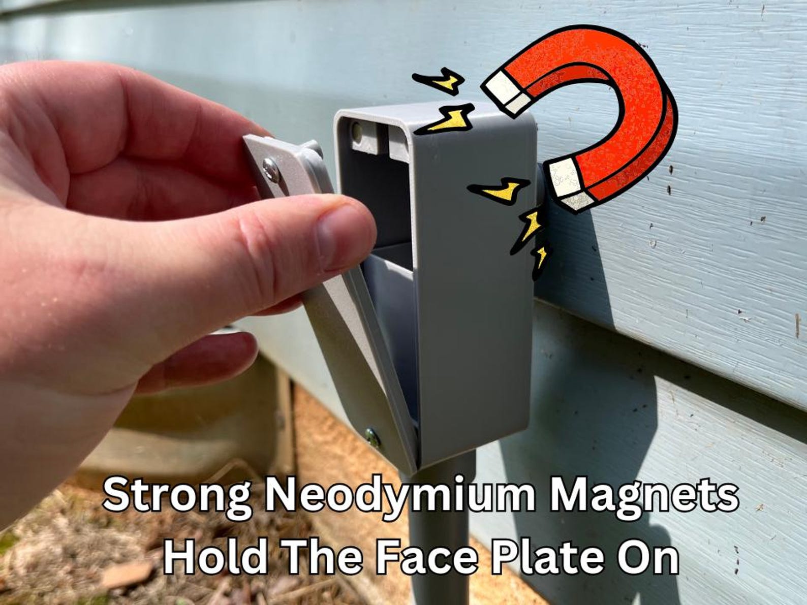 Stealth Key Holder in Fake Conduit Box & PVC - Hide House Keys - Etsy
