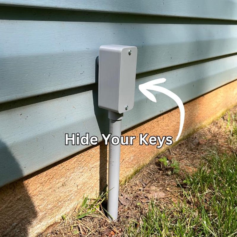 Outdoor Lock Box Key Holder - Etsy