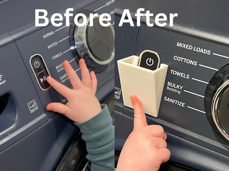 Child Block Washing Machine Button Cover Baby Proofing (fits Most ...