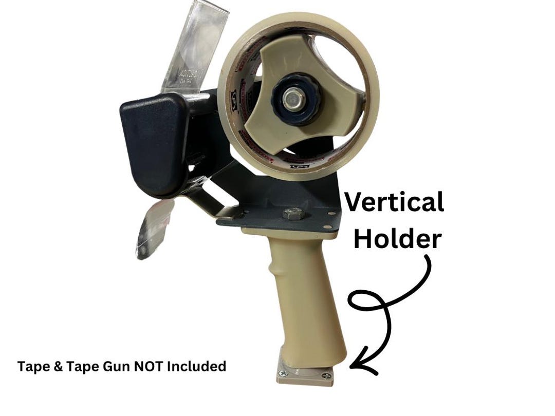 Vertical Tape Gun Packing Tape Dispenser Holder Mount - Etsy