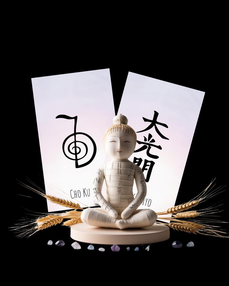 Reiki Symbol Flashcards: Energy Healing Tool (digital Download, 7x12cm ...