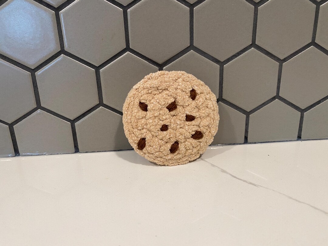 Handmade Crocheted Chocolate Cookie: Play Food Amigurumi - Etsy