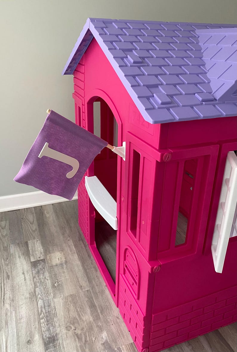 Playhouse Flag, Pretend Playhouse Flag Holder, Flag, Toy House Flag - Etsy
