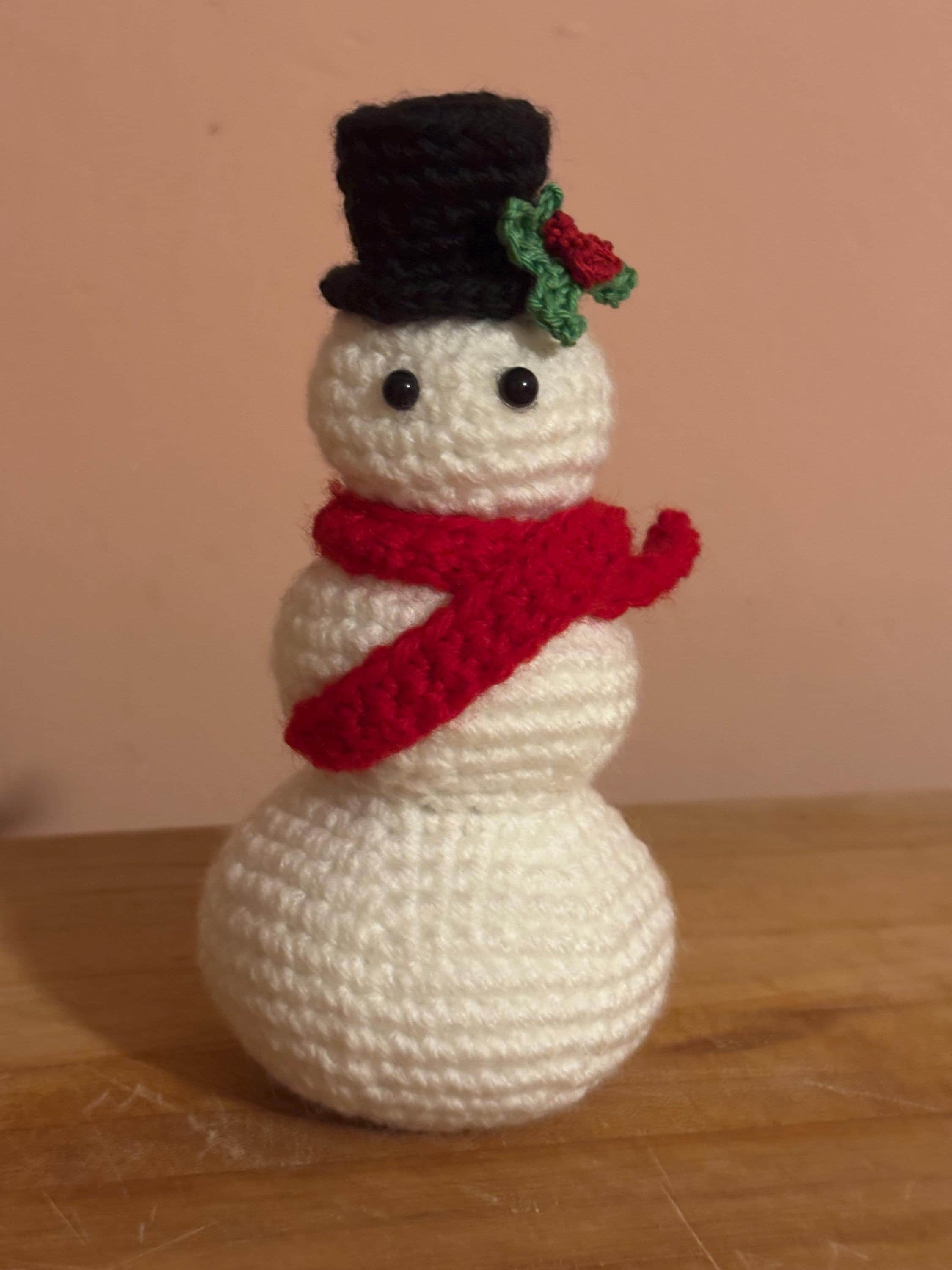 6” Classic Snowman Crochet Pattern - Etsy