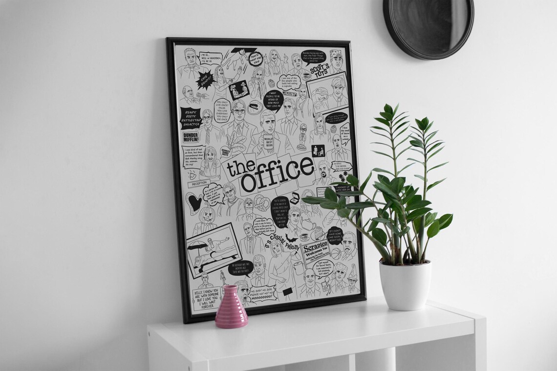 The Office TV Show Poster|the Office Funny Moments Quotes Characters ...
