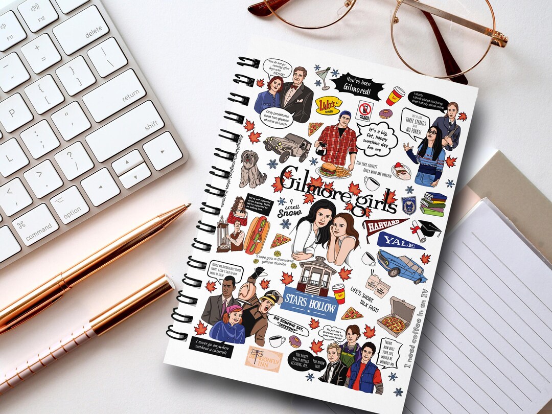 Gilmore Girls Spiral Notebook,gilmore Girls Fans Gifts,notes and Study ...